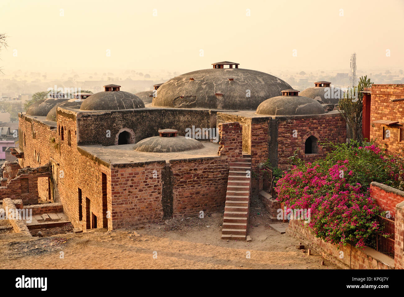Old rooftops, Uttar Pradesh, India Stock Photo - Alamy