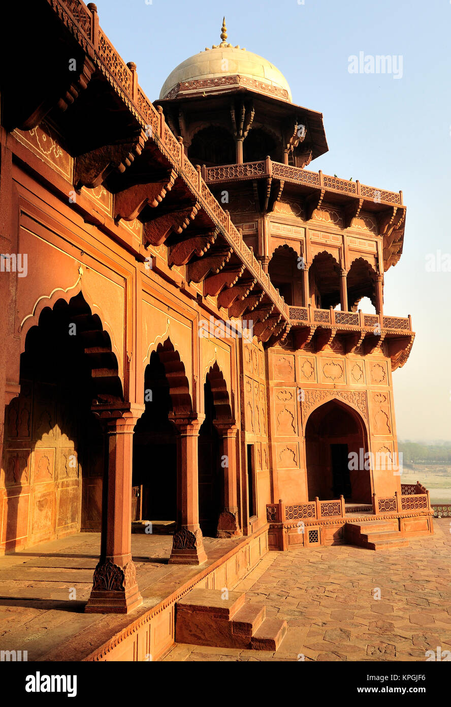 Asia, India, Uttar Pradesh, Agra. The Taj Mahal. A UNESCO World ...