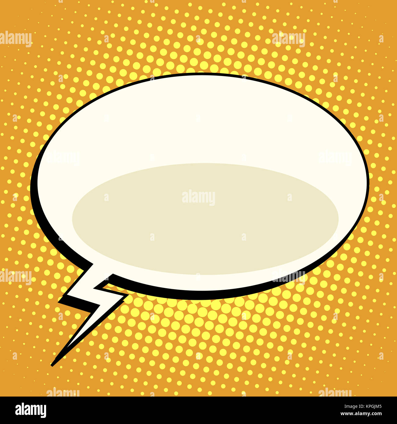 cloud comic bubble retro background for text Stock Photo - Alamy