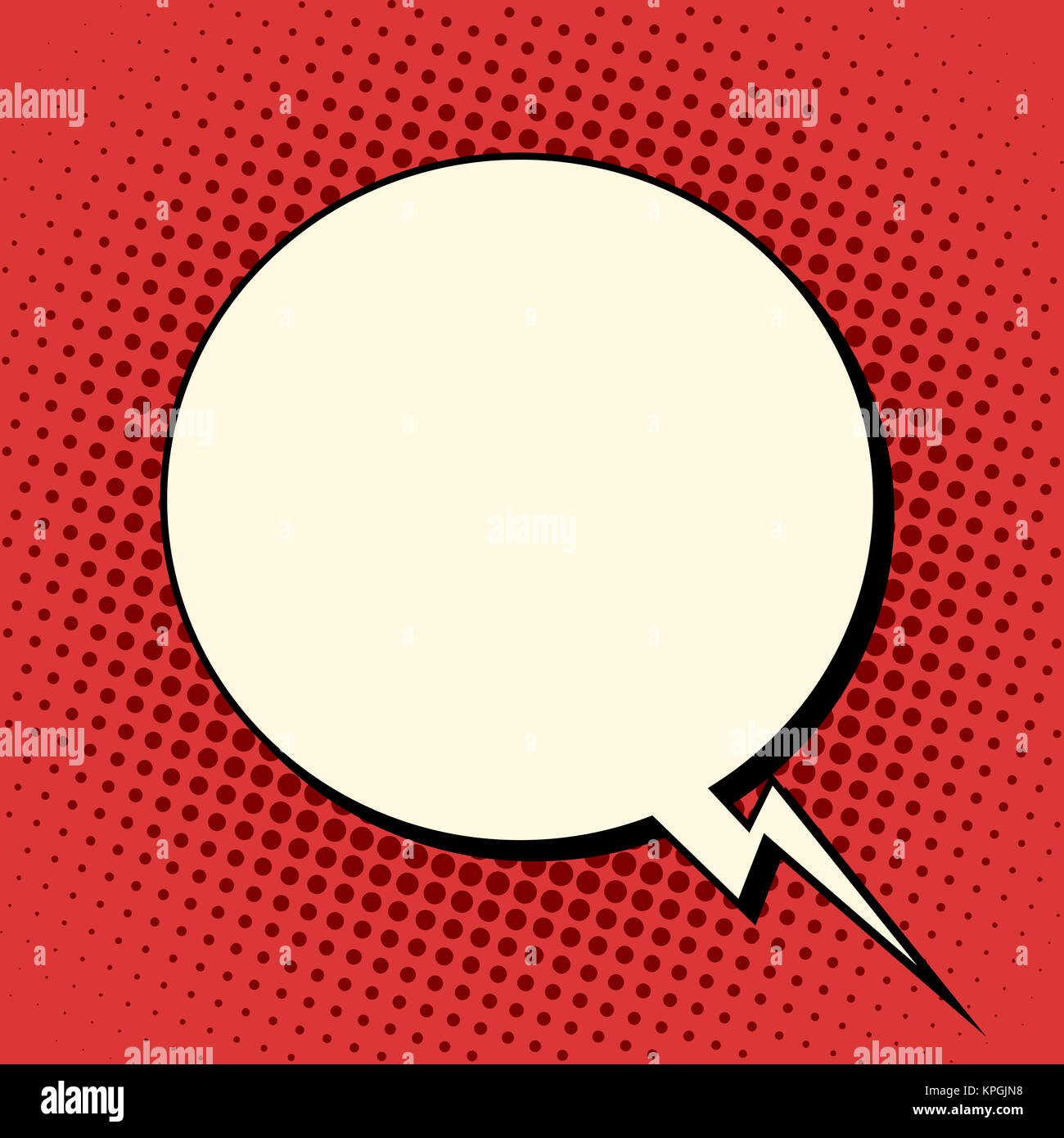 cloud comic bubble retro background for text Stock Photo - Alamy