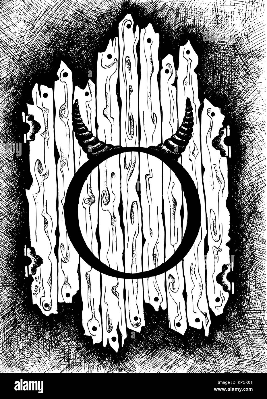 The Signs Of The Zodiac Taurus Vector Art Black And White Zodiac