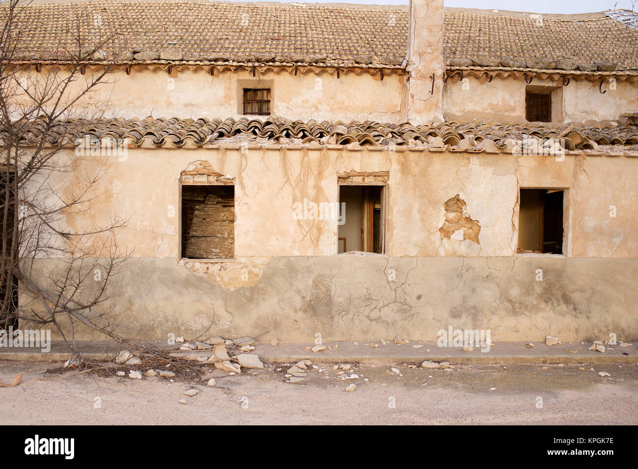 Empty farmhouse in the Province of Alicante, Spain Stock Photo - Alamy
