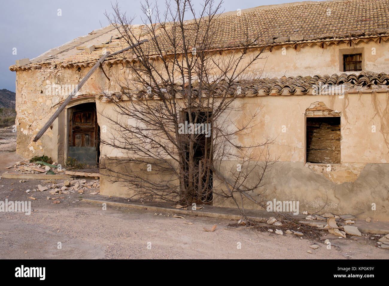Empty farmhouse in the Province of Alicante, Spain Stock Photo - Alamy