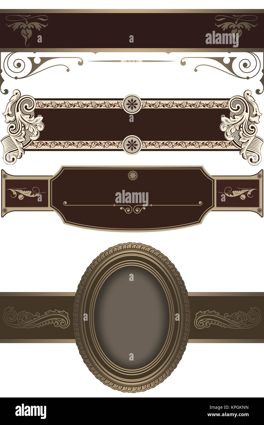 Vintage borders hi-res stock photography and images - Alamy