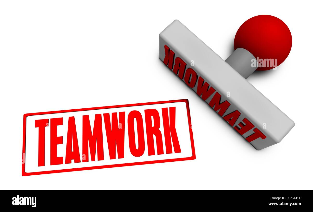 Teamwork stamp Cut Out Stock Images & Pictures - Alamy