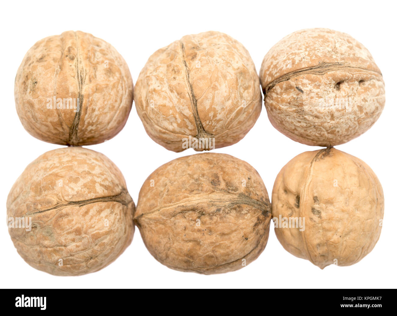 Walnuts isolated on white background Stock Photo - Alamy