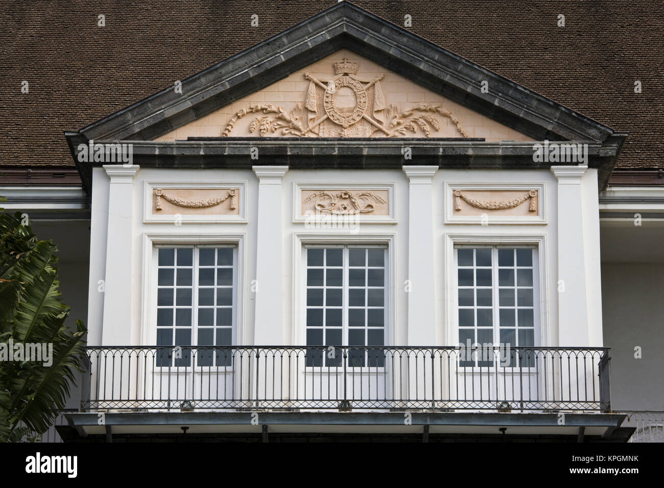 France, Reunion Island, St-Denis, Prefecture building, exterior Stock ...
