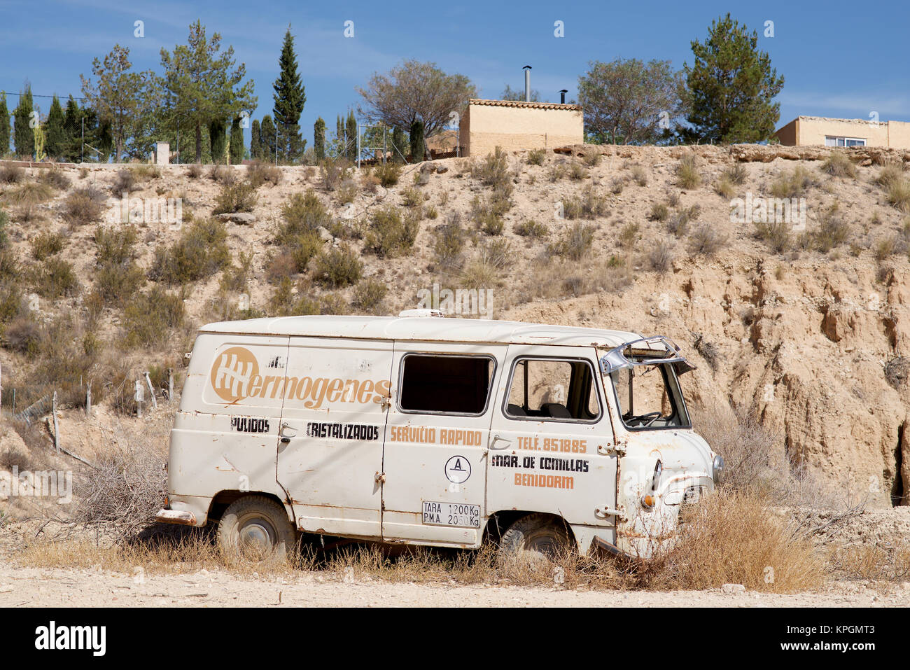 Old white van hi-res stock photography and images - Alamy