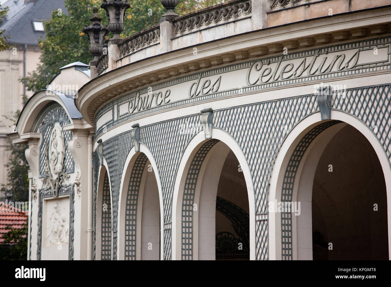 France, Allier Department, Auvergne Region, Vichy, Source des Celestins ...