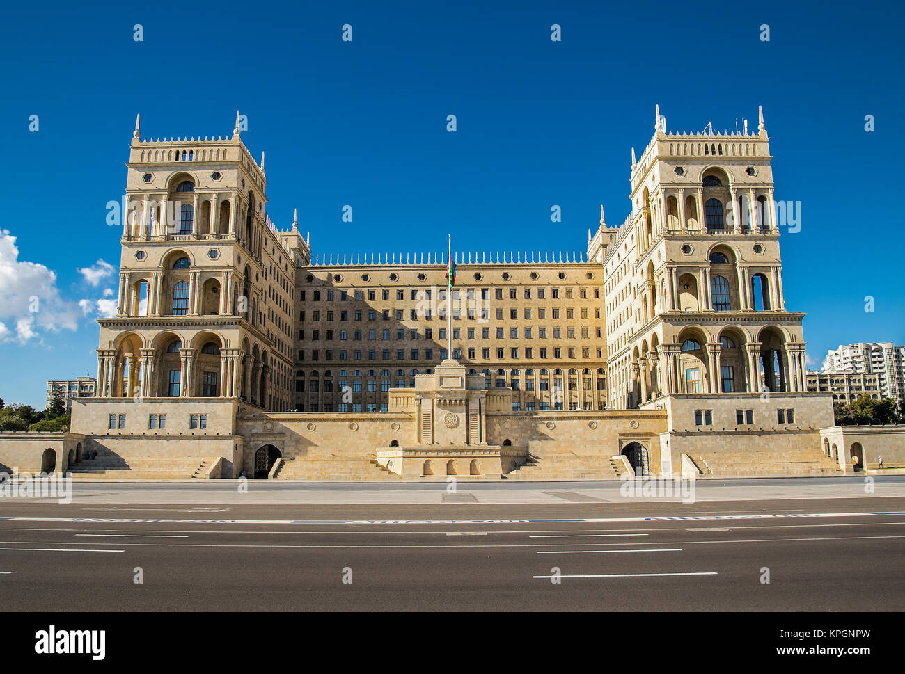 Government house of Azerbaijan in Baku city, Azerbaijan Stock Photo - Alamy