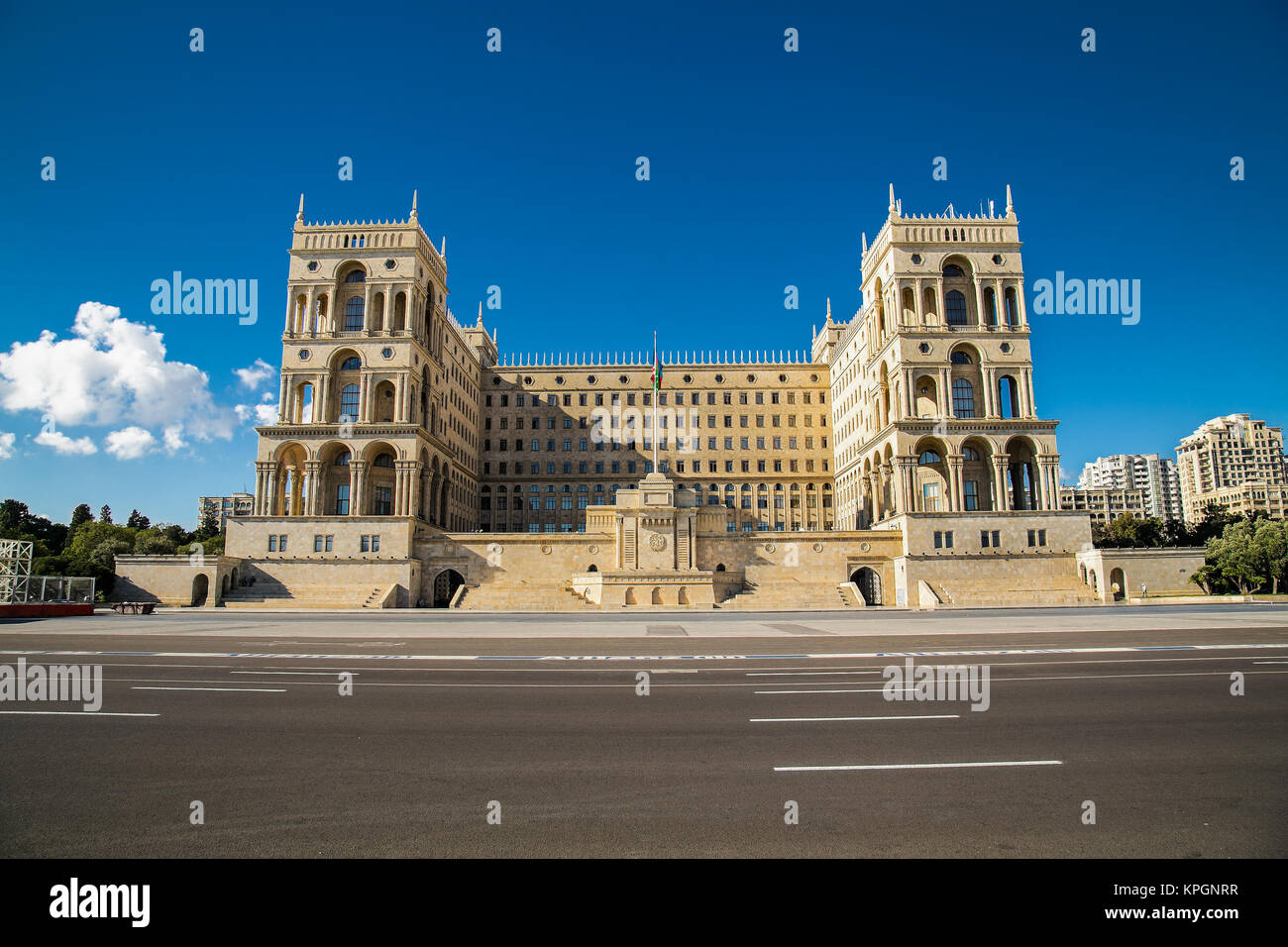 Government house of Azerbaijan in Baku city, Azerbaijan Stock Photo - Alamy