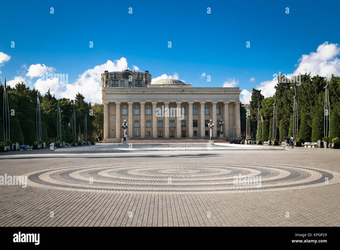 Museum center of Baku city, Azerbaijan. Baku is a capital and largest ...