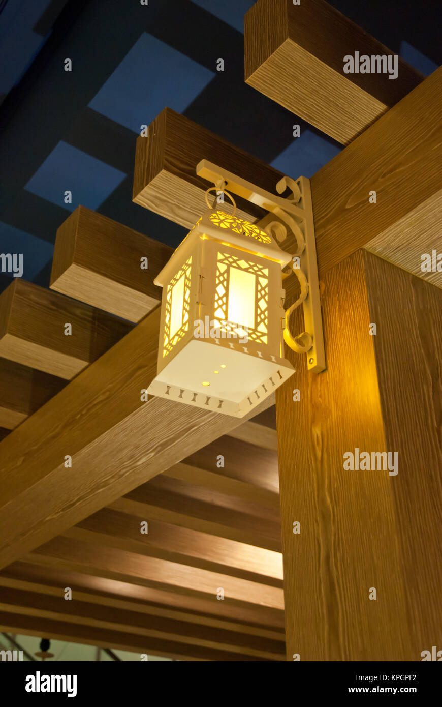 Unique Asian lighting ornament used in interior design Stock Photo - Alamy