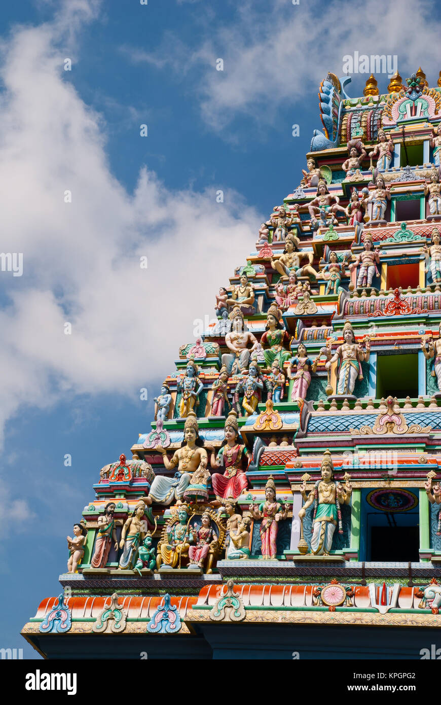 Singapore little india temples hi-res stock photography and images - Alamy