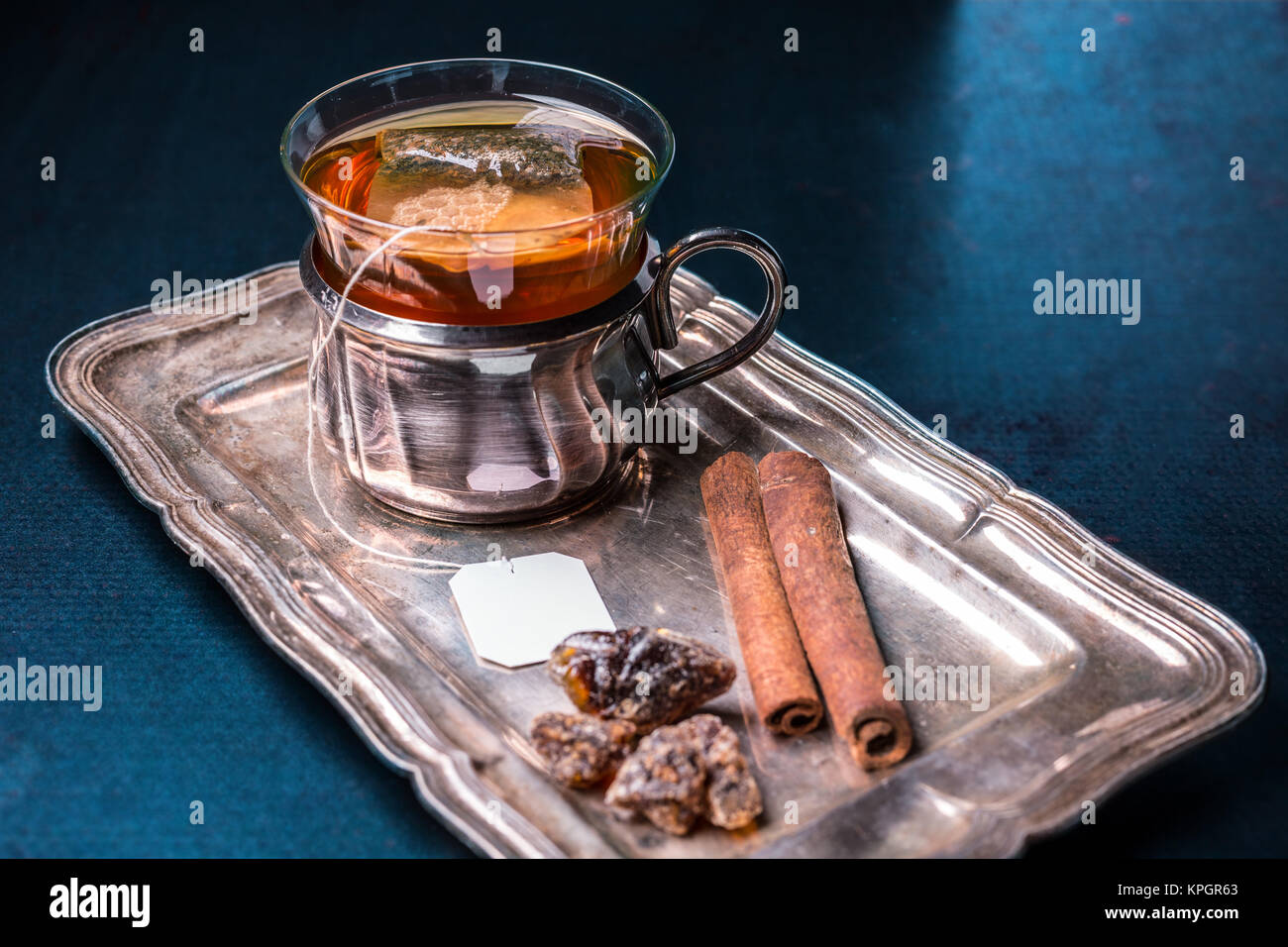 Glass of tea Stock Photo - Alamy