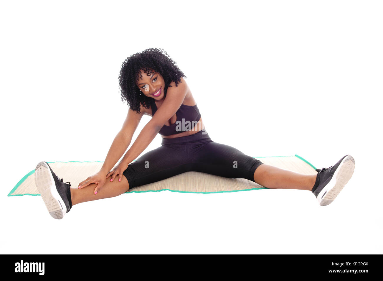 Sporty african american female Cut Out Stock Images & Pictures - Alamy