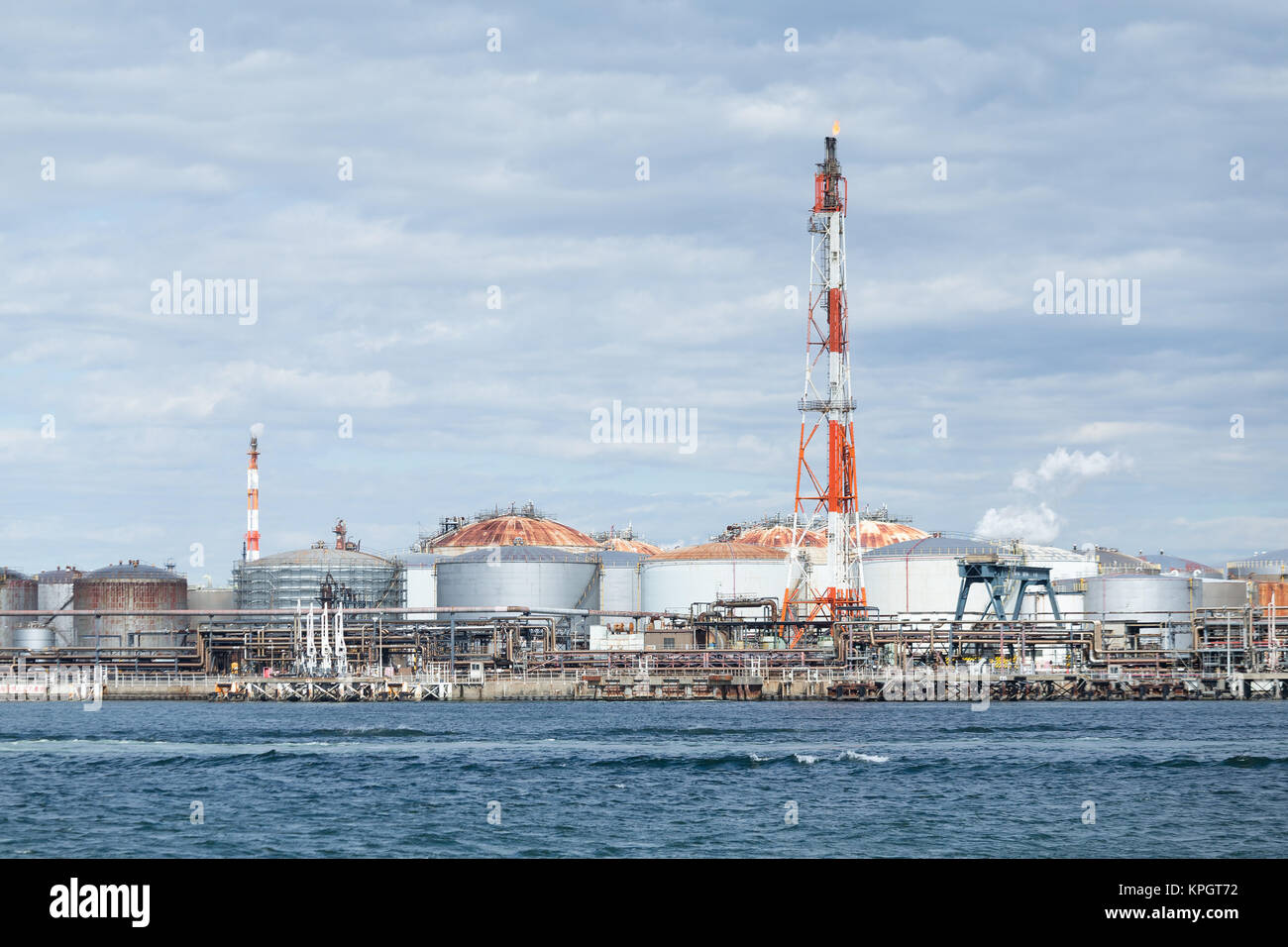 Seaside Industry factory in Kawasaki Stock Photo - Alamy