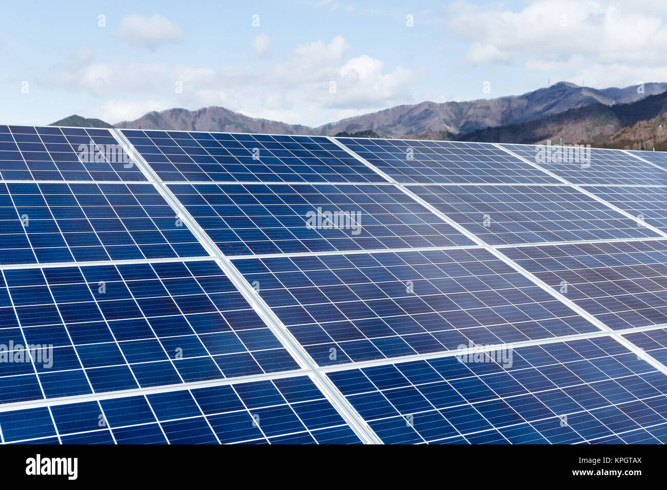 Solar energy power plant Stock Photo - Alamy