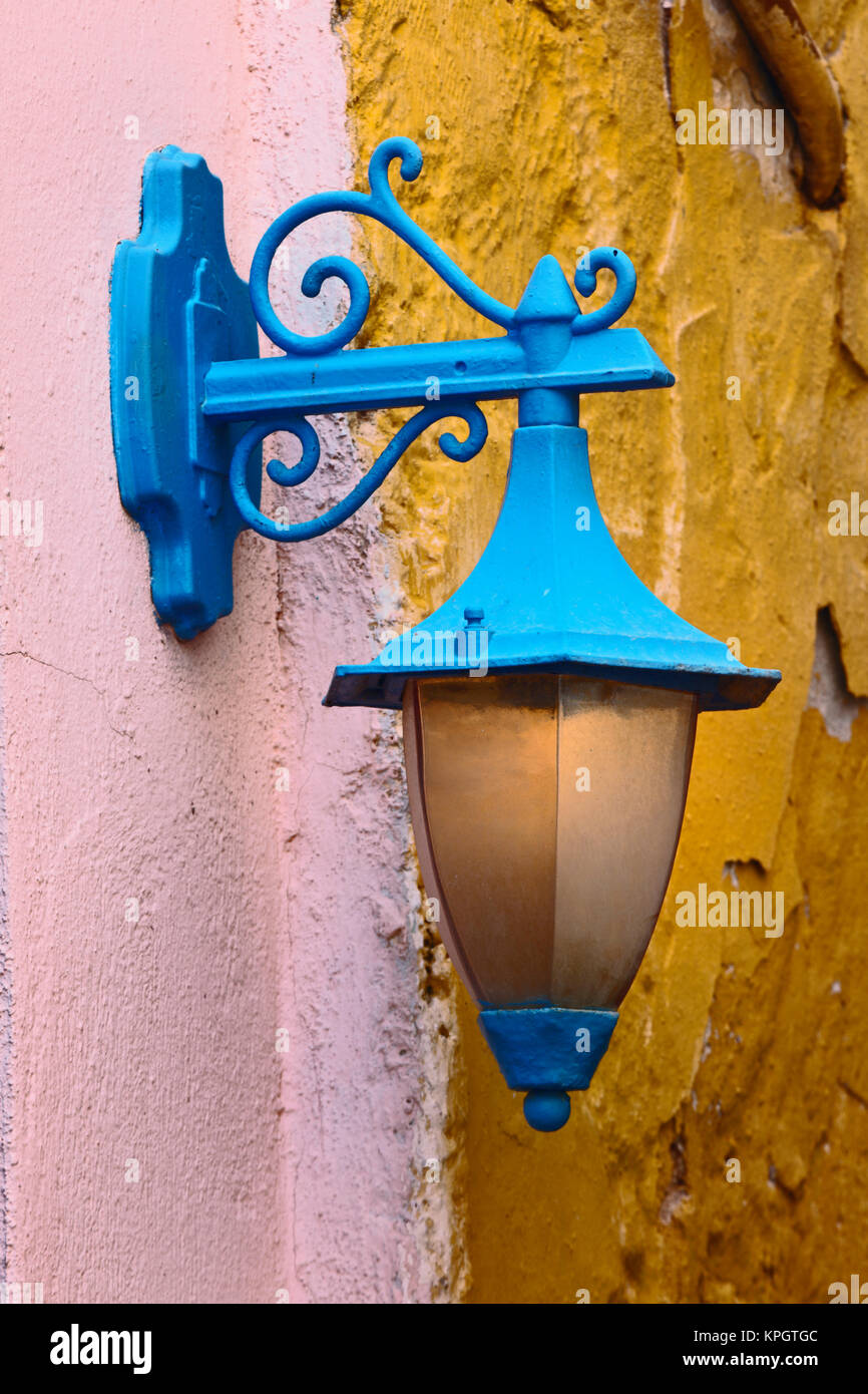 Light fixture, Chania, Crete, Greece Stock Photo - Alamy