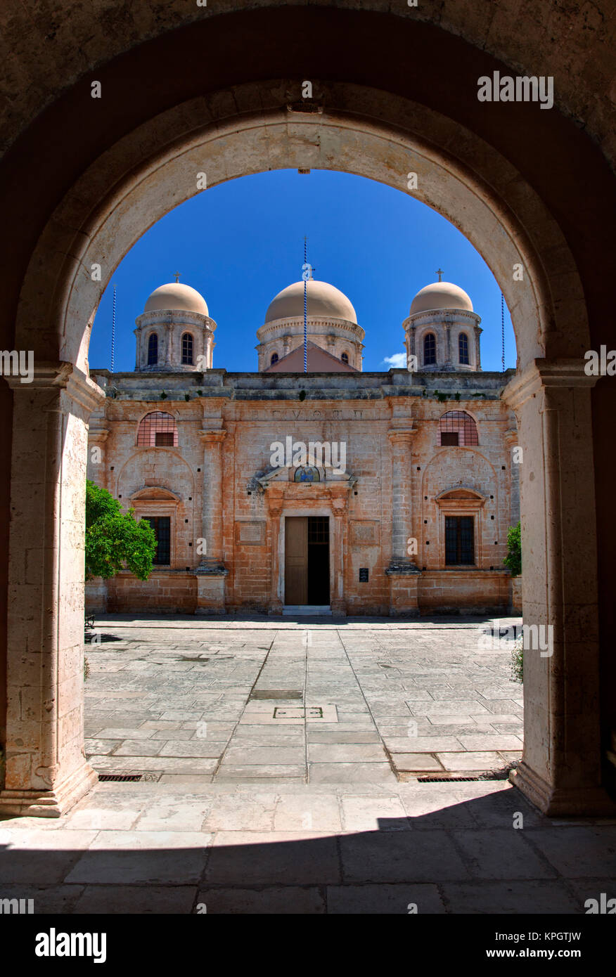 Holy Trinity Monastery, Crete, Greece Stock Photo - Alamy