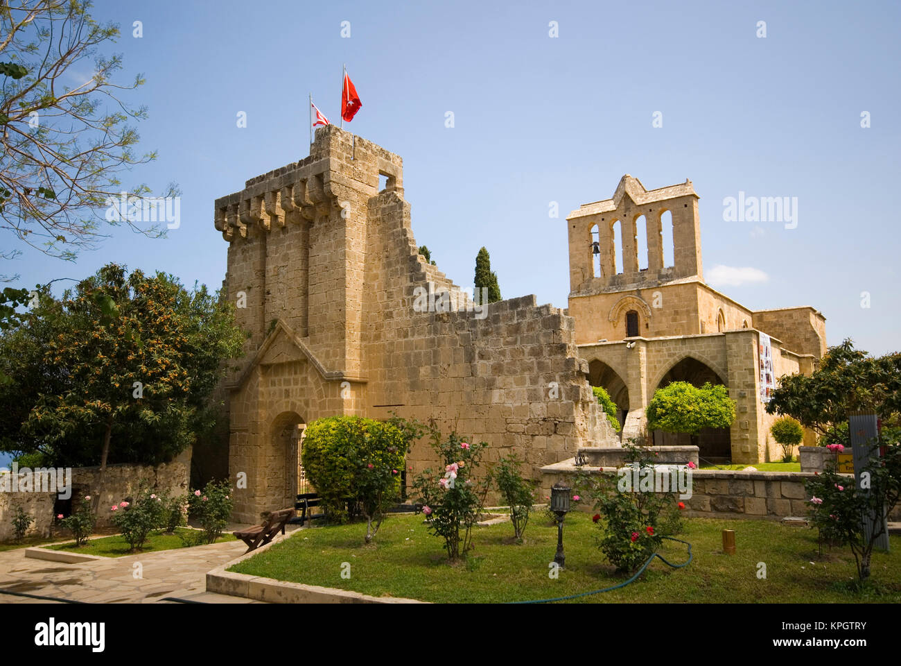 Cyprus, Bellapais, Gothic Abbey Stock Photo - Alamy
