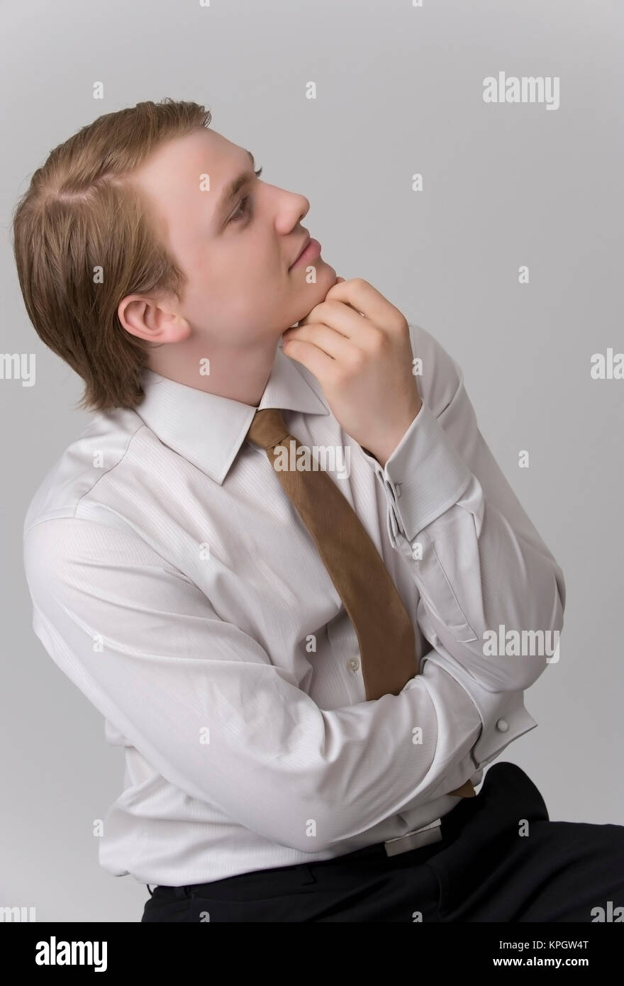 The model thinker hi-res stock photography and images - Alamy