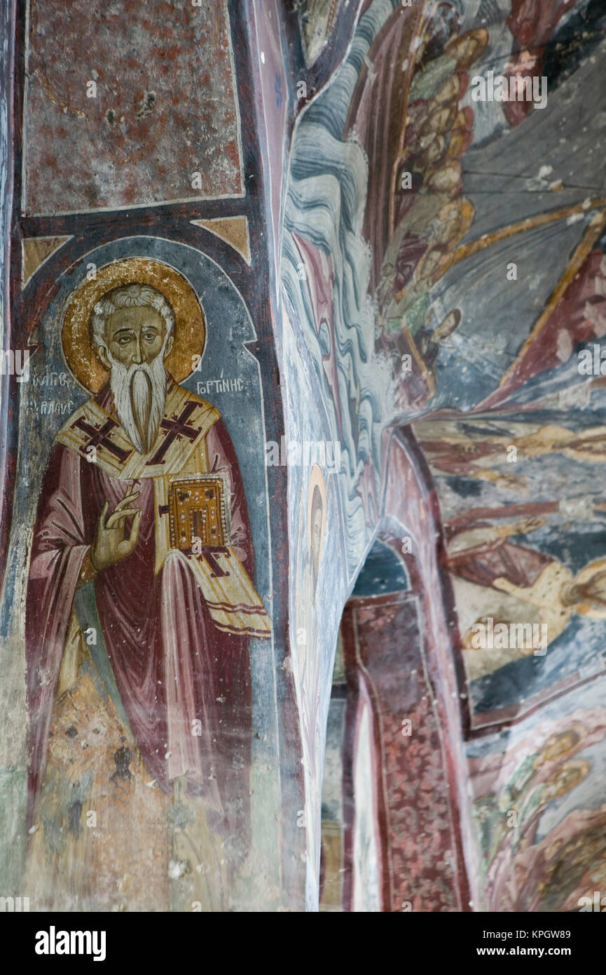 GREECE, Dodecanese Islands, PATMOS, Hora: Monastery of St. John the ...