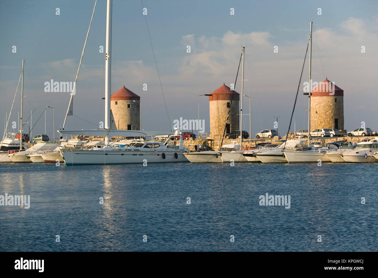 Old harbor in rhodes hi-res stock photography and images - Alamy