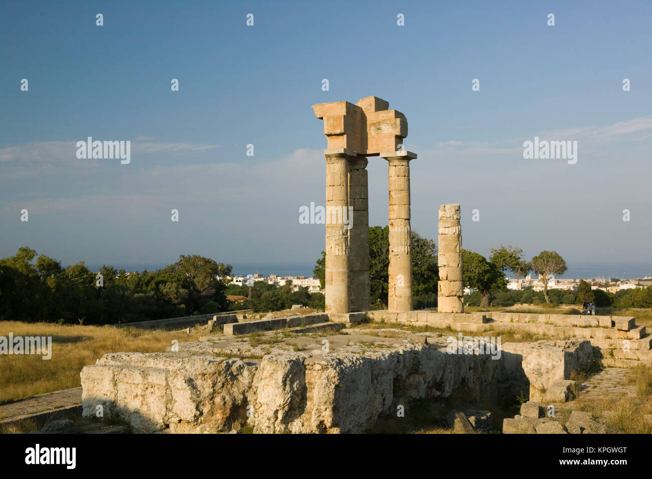 GREECE, Dodecanese Islands, RHODES, Rhodes Town: Monte (Mount) Smith ...