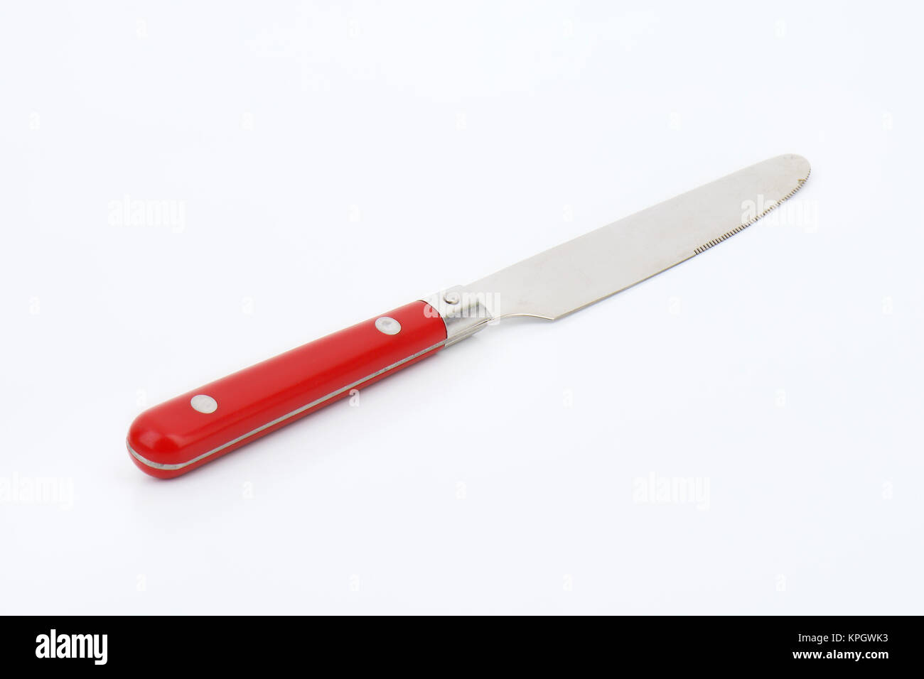red-handle table knife Stock Photo - Alamy