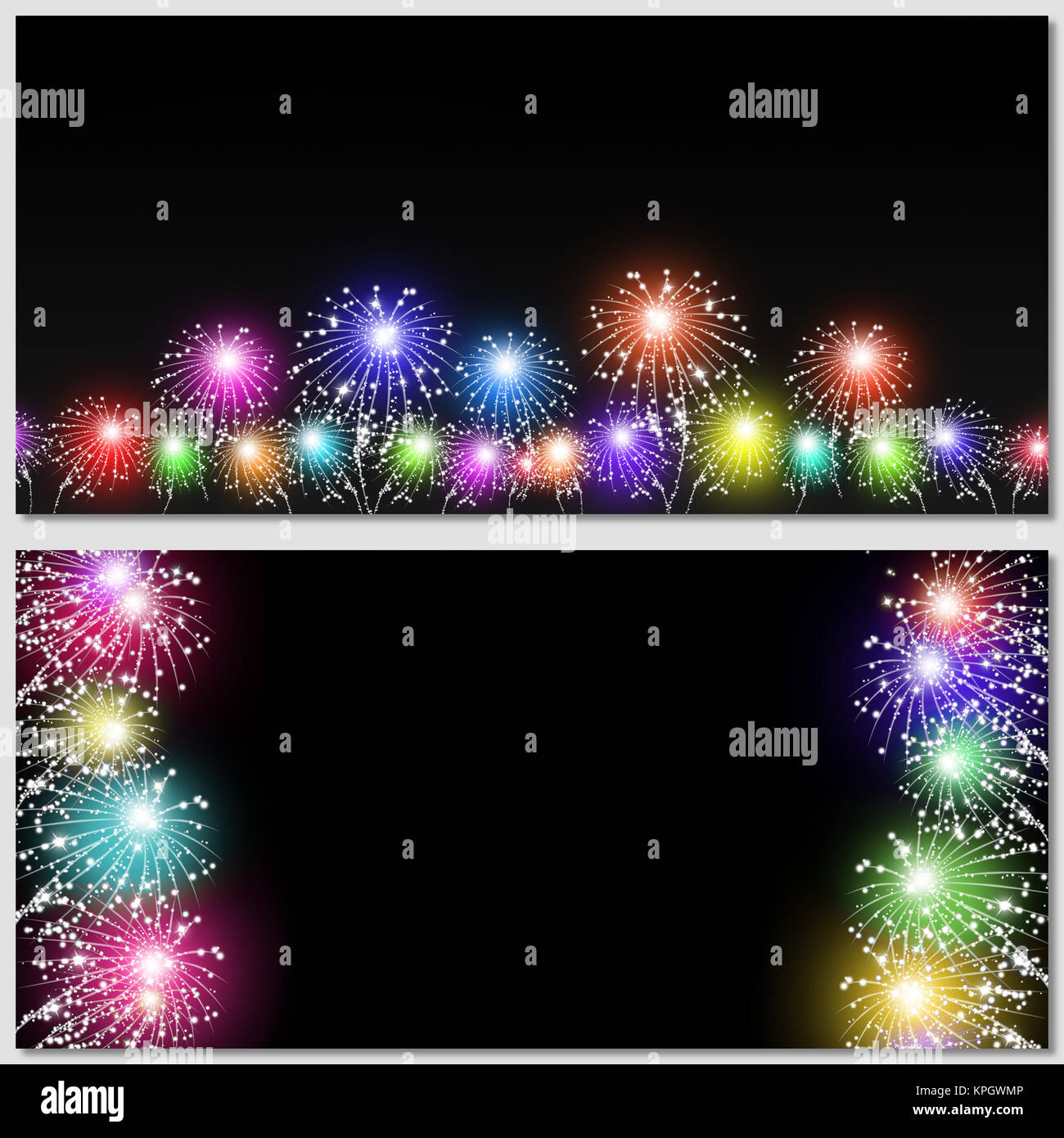 Fireworks banners hi-res stock photography and images - Alamy