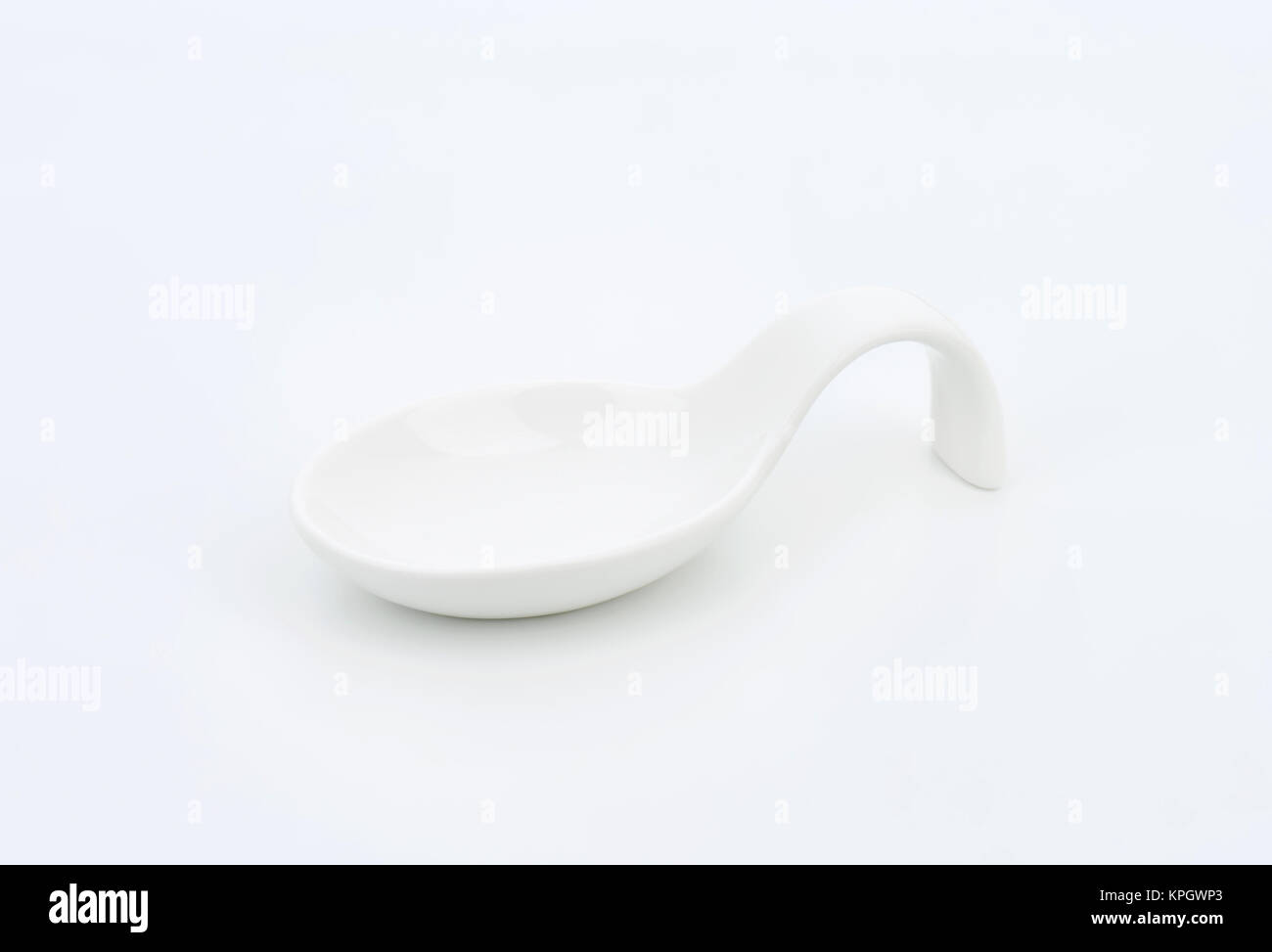 white appetizer spoon Stock Photo - Alamy