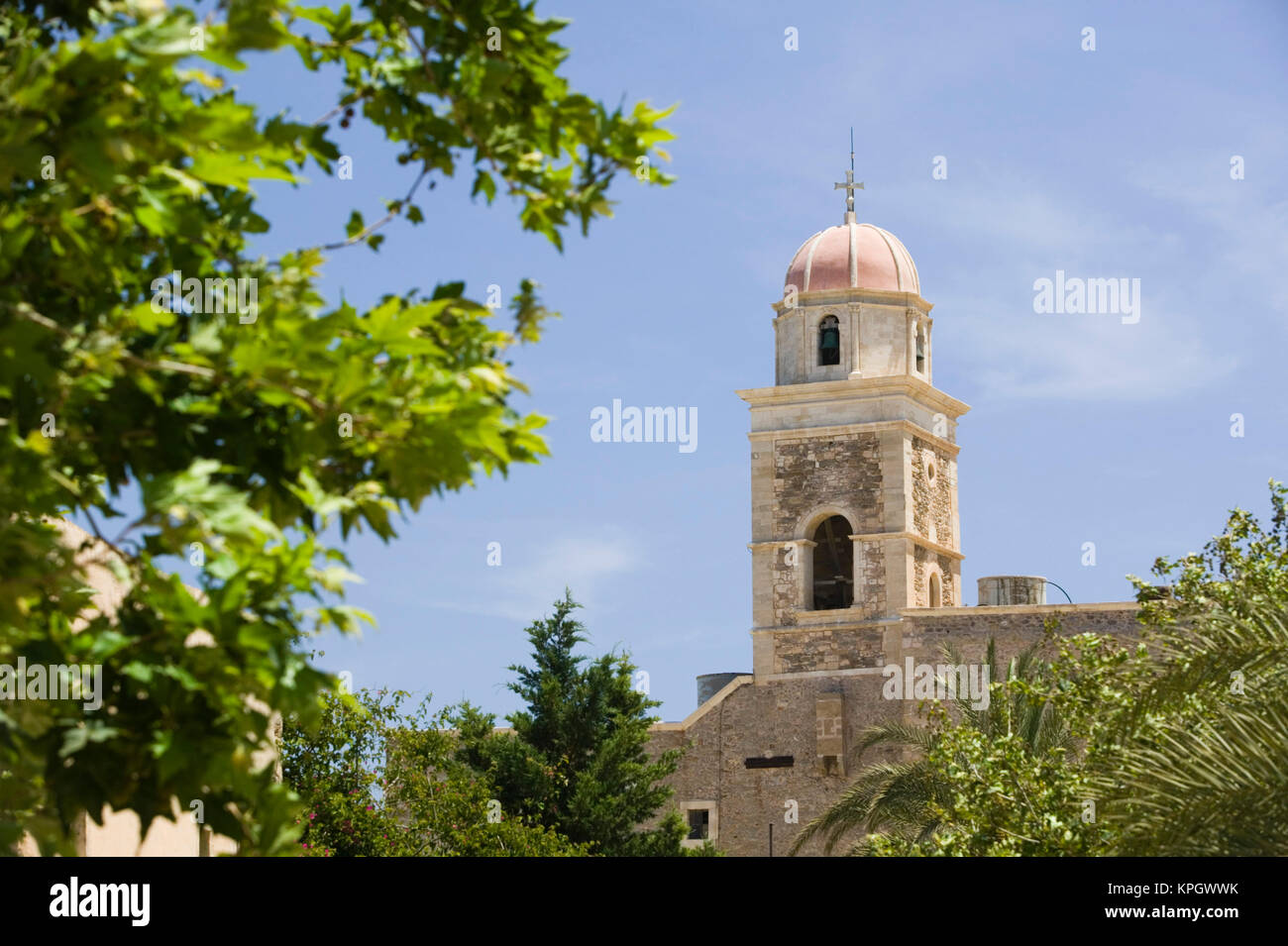 GREECE, CRETE, Lasithi Province, Moni Toplou: Moni Toplou Monastery (c ...