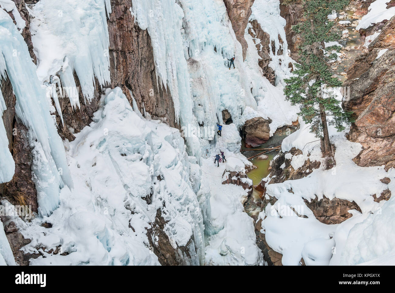 Dangerous ice cliffs hi-res stock photography and images - Alamy