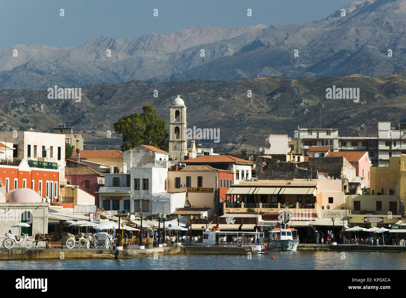 GREECE, CRETE, Hania Province, Hania: Hania from the Venetian Port ...