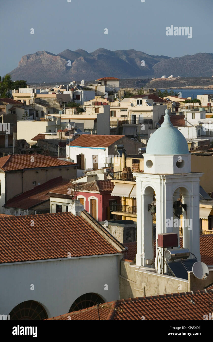 GREECE, CRETE, Hania Province, Hania: Hania City View from the Siavo ...