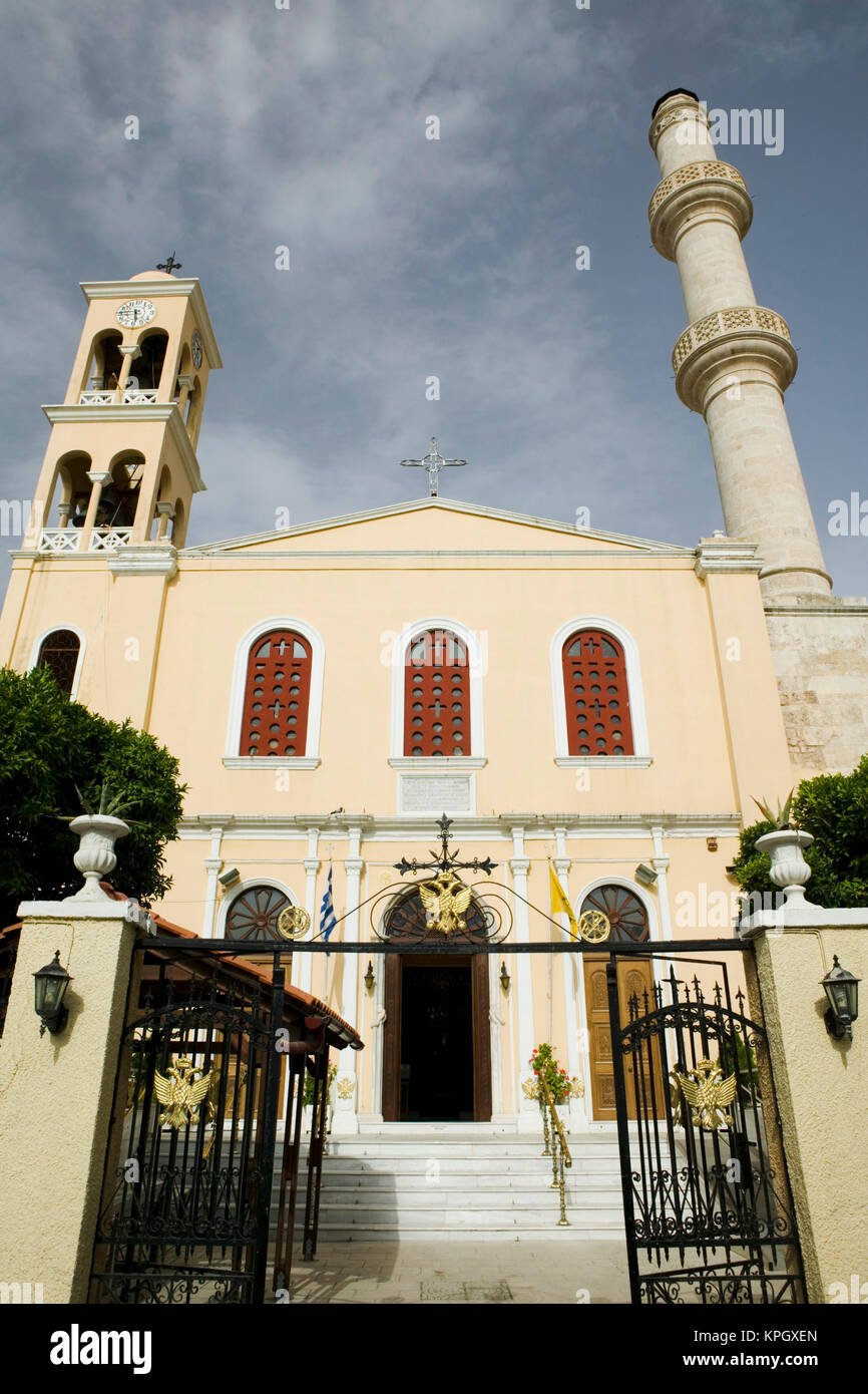 GREECE, CRETE, Hania Province, Hania: Church at the East end of 1821 ...
