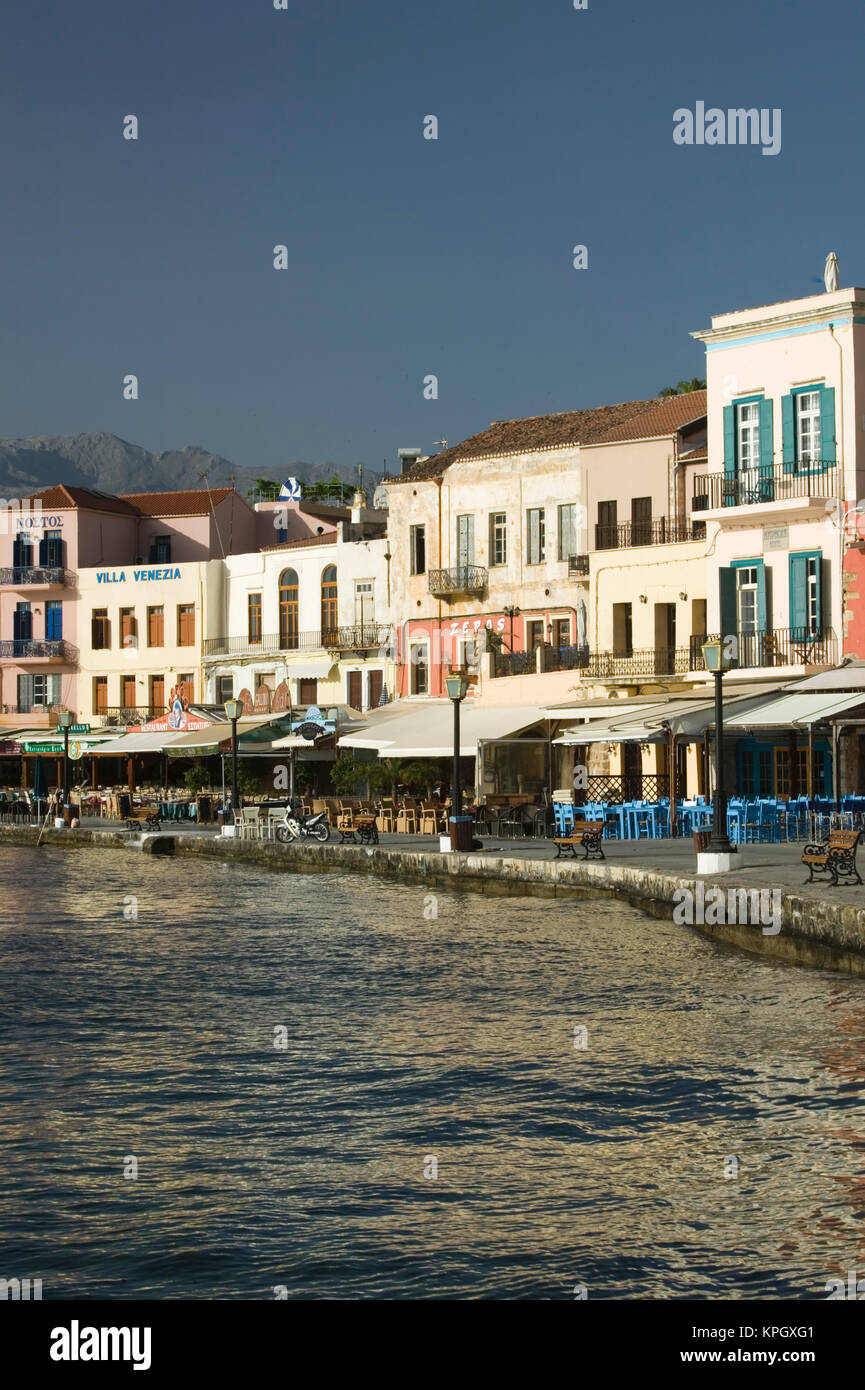 GREECE, CRETE, Hania Province, Hania: Venetian Port / Morning Stock ...