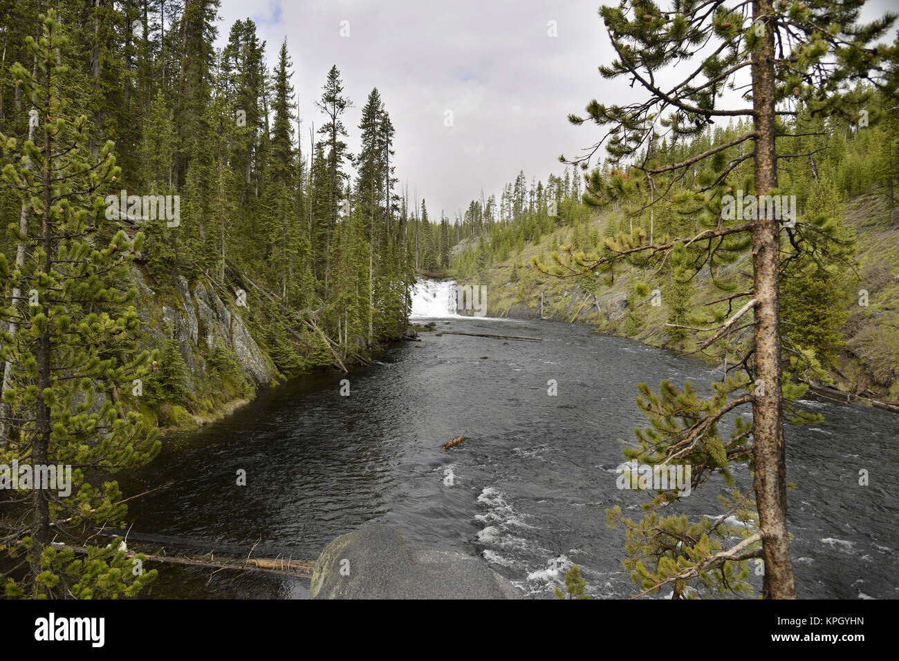 River of Moose Falls Stock Photo - Alamy