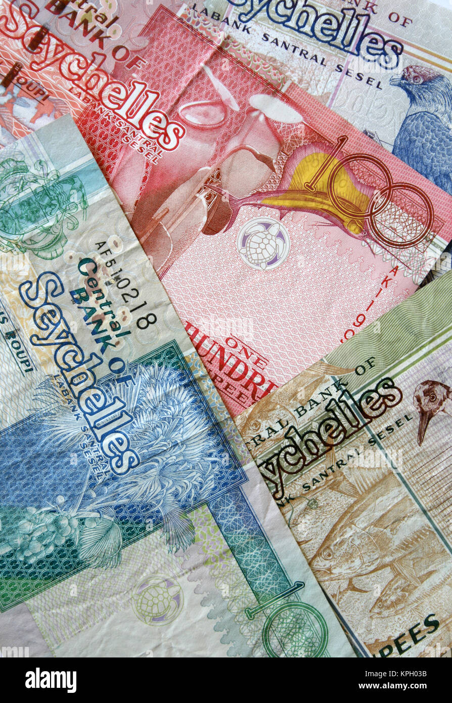 Seychelles bank note hi-res stock photography and images - Alamy