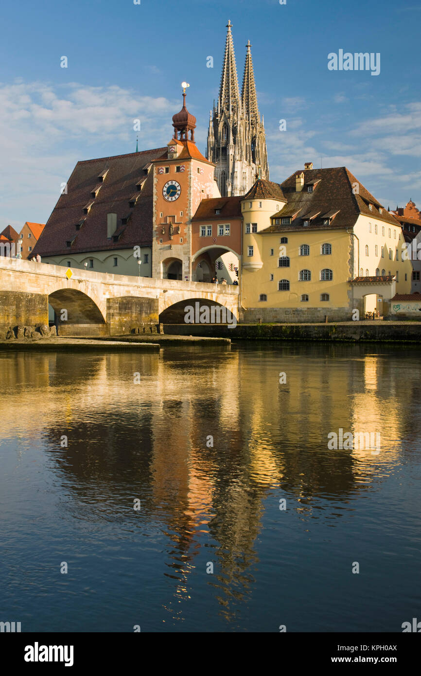 Regensburg cathedral view from hi-res stock photography and images - Alamy