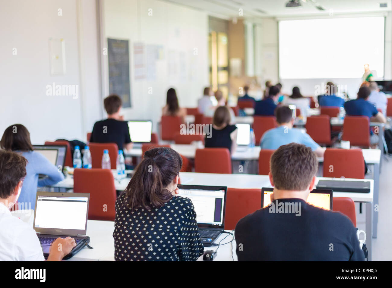 Lecture at university Stock Photo - Alamy