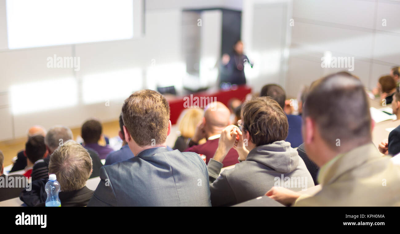 Speaker at Business Conference and Presentation Stock Photo - Alamy