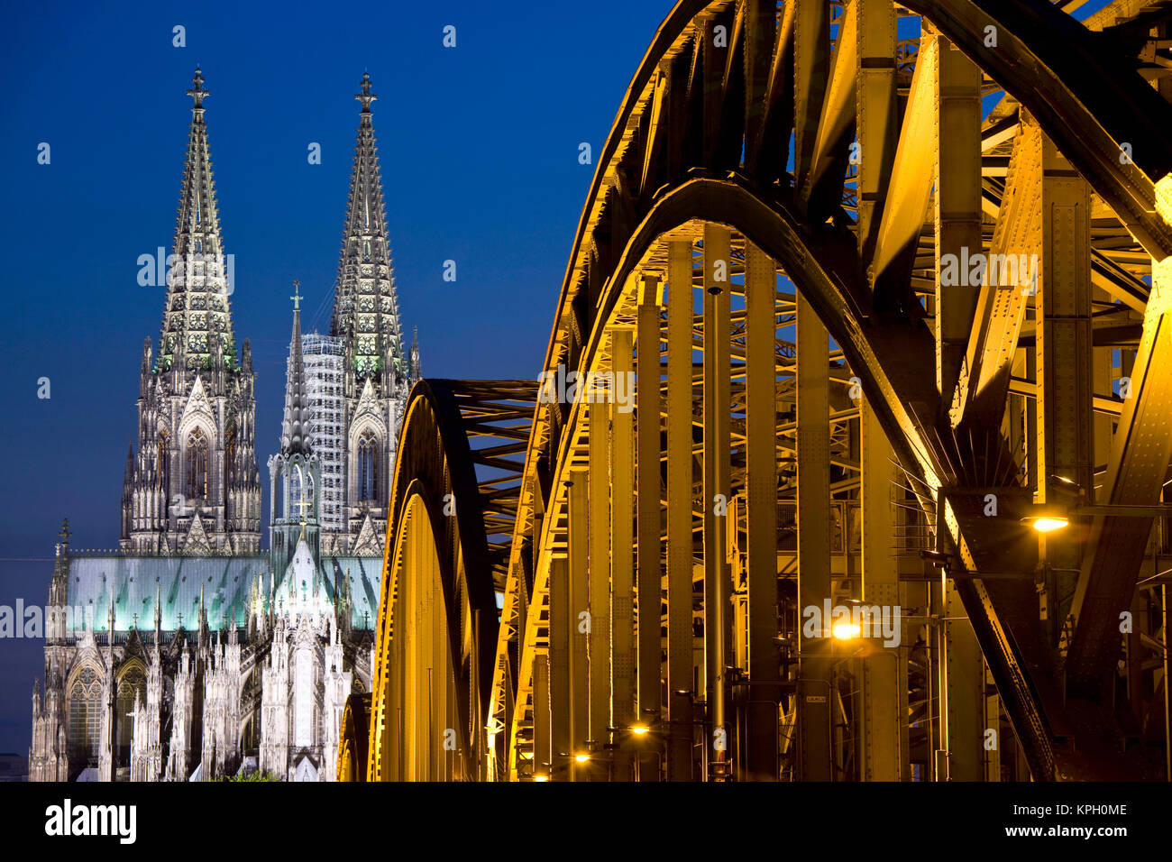 Bell tower cologne cathedral hi-res stock photography and images - Alamy