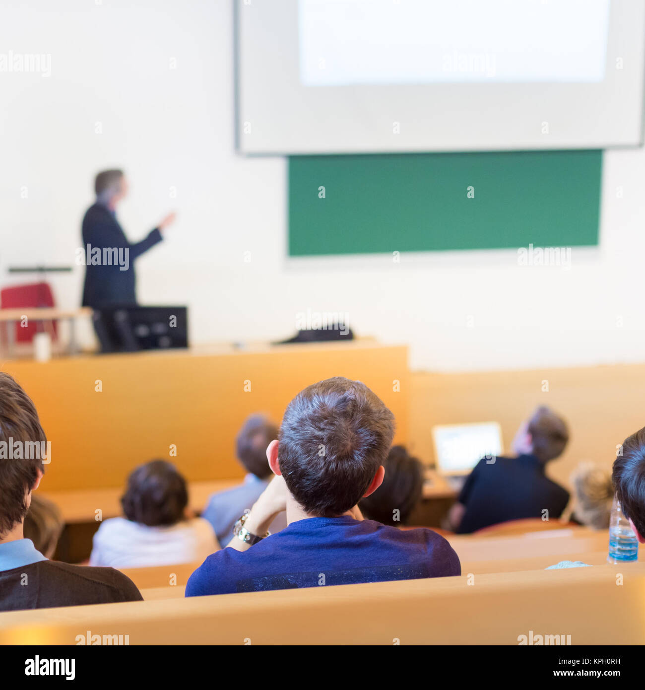 Lecture at university Stock Photo - Alamy