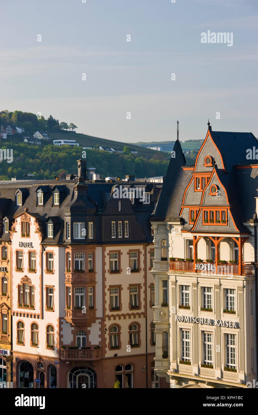 Germany, Rheinland-Pfaltz, Mosel River Valley, Trier. Town view ...