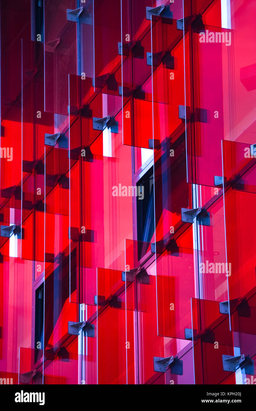 Germany, State of Hamburg, Hamburg. St. Pauli Red Light District, red ...