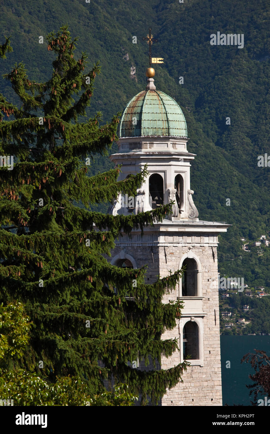 Switzerland, Ticino Canton, Lugano. San Lorenzo Cathedral Stock Photo ...