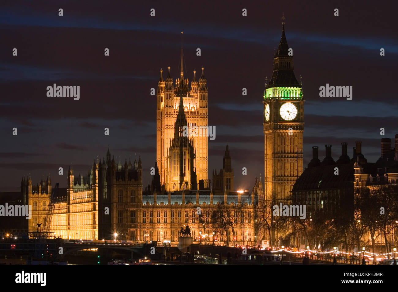 Europe, ENGLAND, London: Houses of Parliament / Evening Stock Photo - Alamy