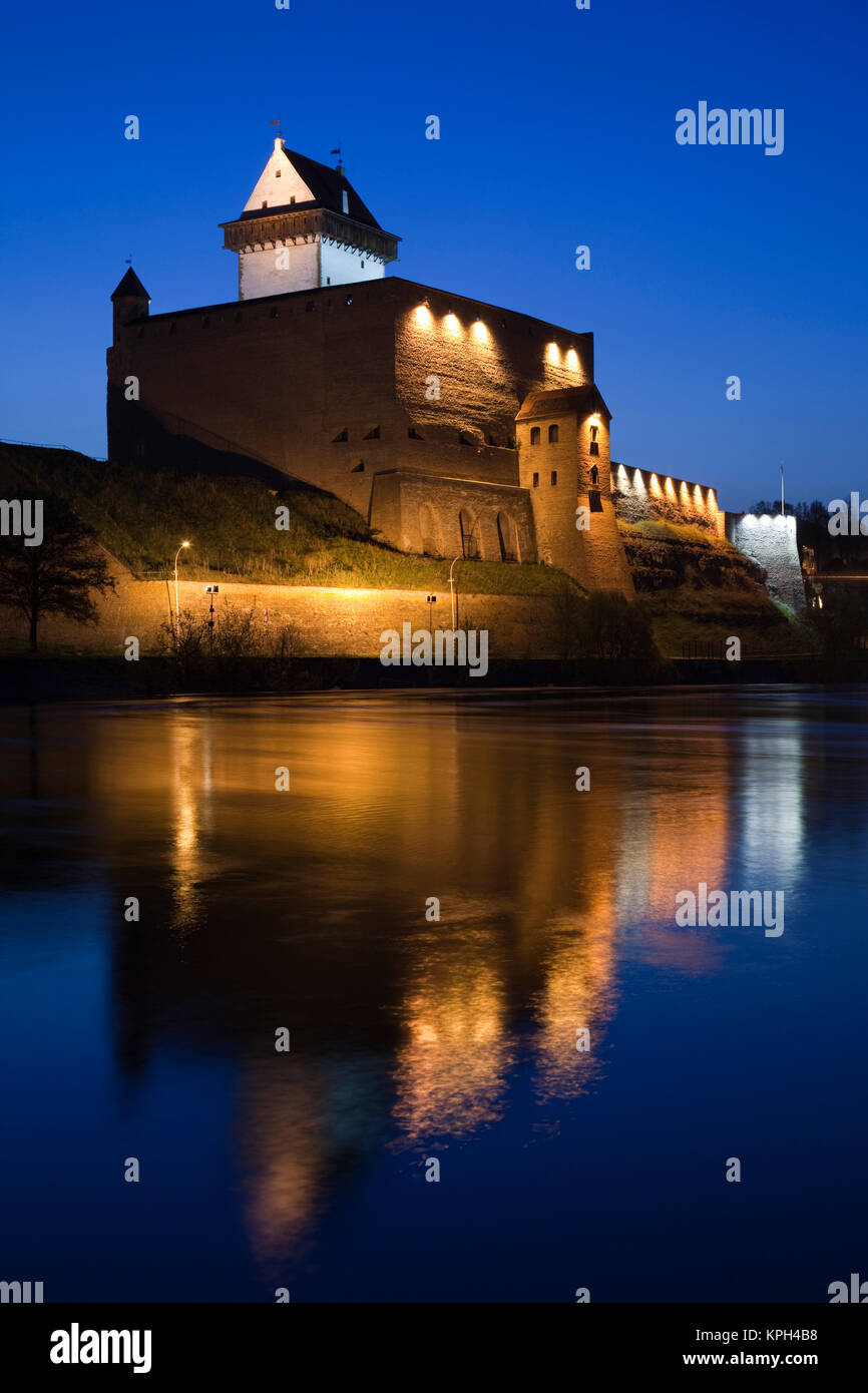 Estonia, Northeastern Estonia, Narva, Narva Castle, 13th century ...